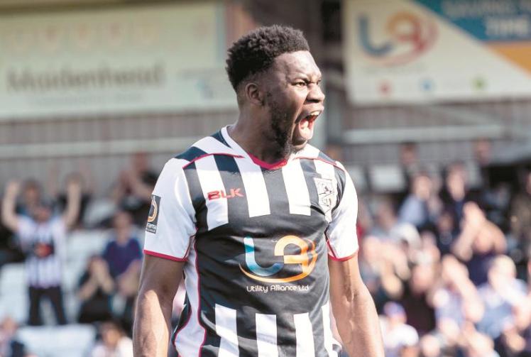 Wrexham loanee Mike Fondop will leave future 'up to God' - Photo 1 of 1 ...