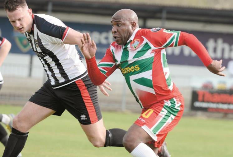 Windsor FC striker Barry Hayles nets England hat-trick in Seniors World ...