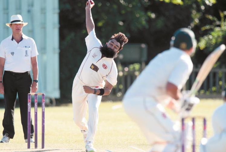 Cookham Dean CC's Wasim Ahmed takes 7-19 to down Dinton - Photo 1 of 1 ...