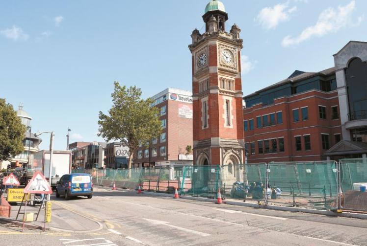 Maidenhead town centre works to be complete by early next year - Photo ...