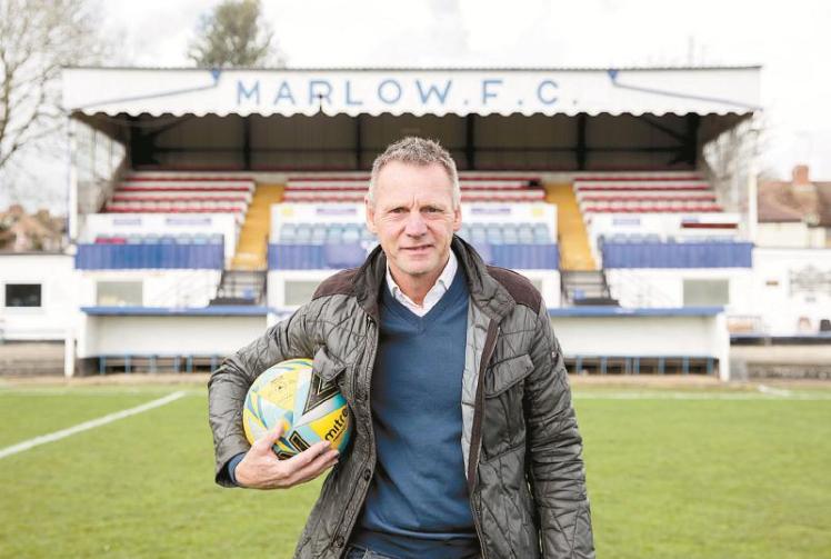 Former England captain Pearce celebrates Non League Day at Marlow FC ...