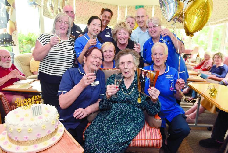 Care home resident celebrates 'momentuous' 100th birthday - Photo 1 of ...