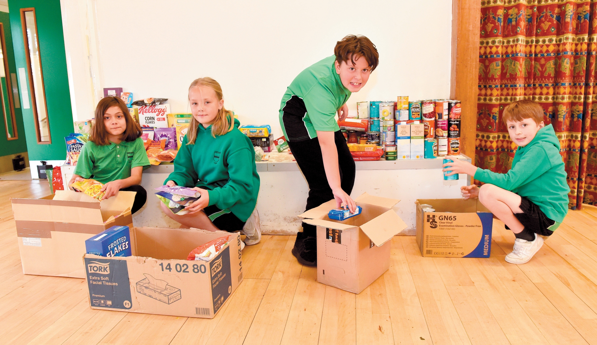 Generous pupils at Maidenhead school pack up supplies for foodshare ...