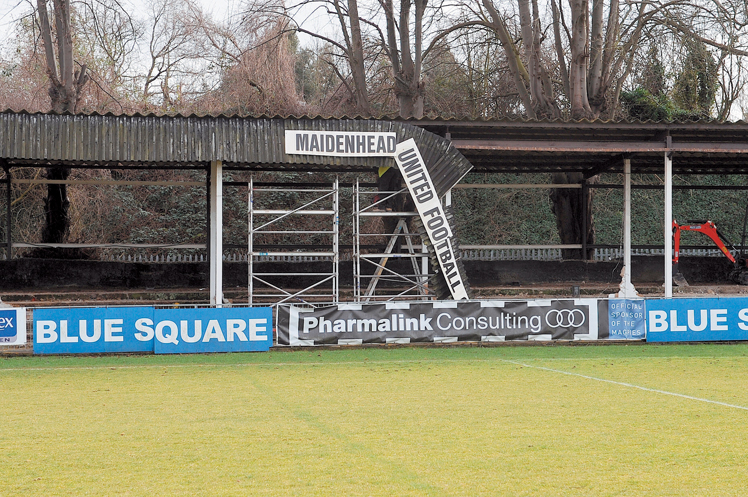 Remember When Extra: Work start on new Maidenhead United stand - Photo ...