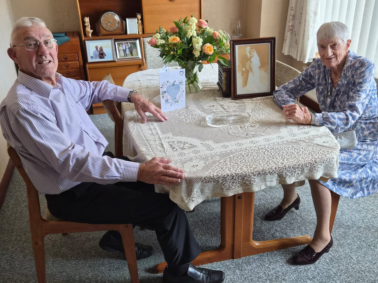 Maidenhead couple Chris and Betty mark 70 years of marriage with royal ...